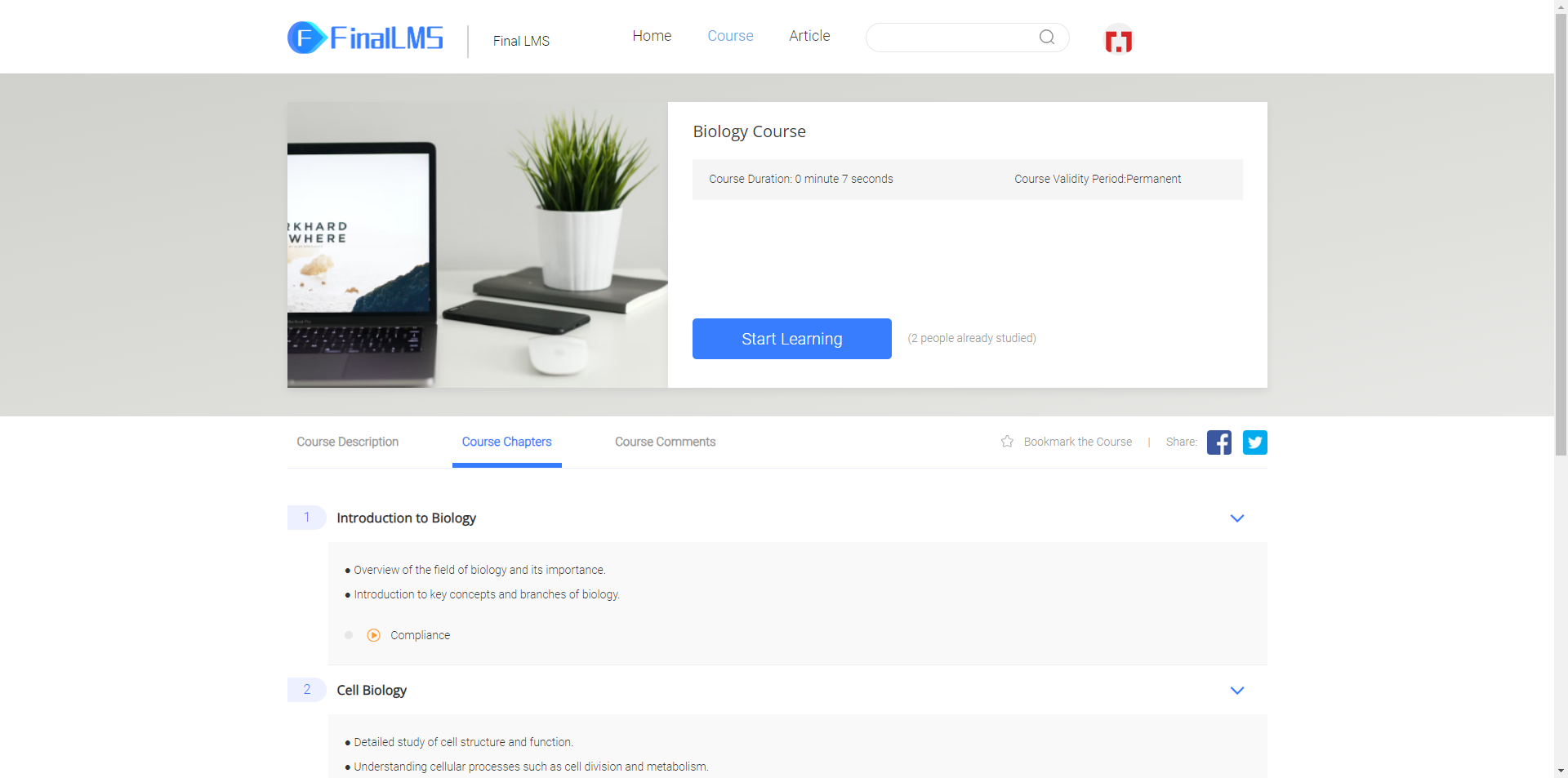 FinalLMS - Online Training System - Enterprise online training system